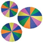 Fun Express 18 Ft. Rectangle Parachute with Holes & Handles - Walmart.com