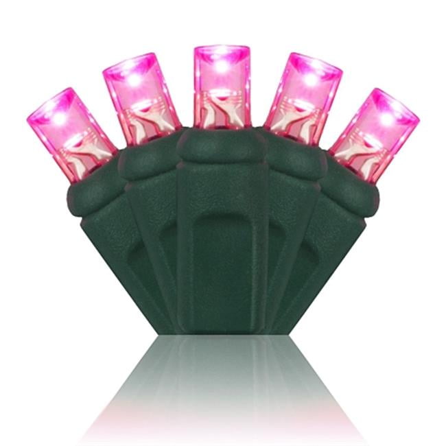 Queens of Christmas S-25MMPI-6GST S-25MMPI_6GST - Pink LED 5MM Conical ...