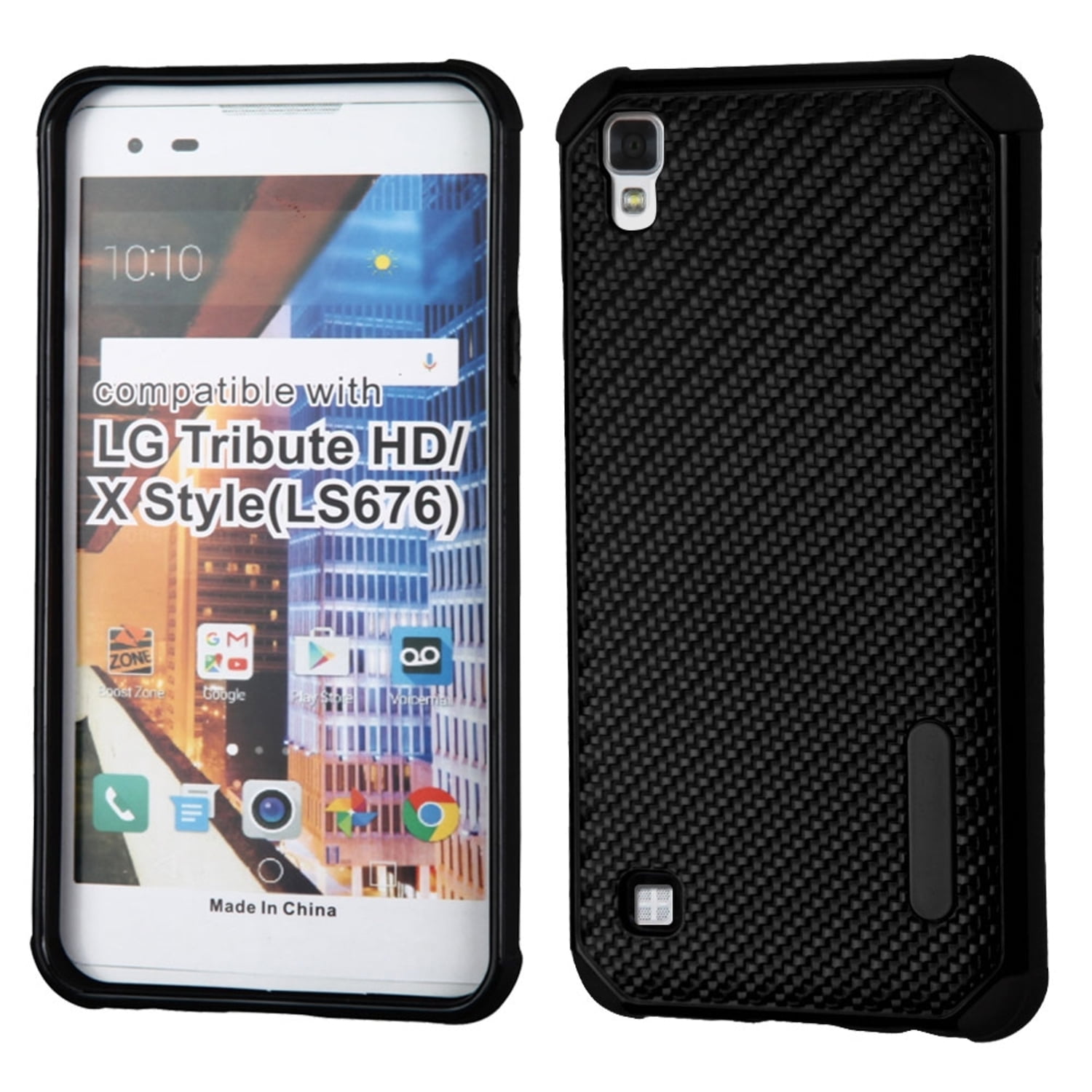 Lg Tribute Hd Case Lg X Style Case By Insten Dual Layer [shock