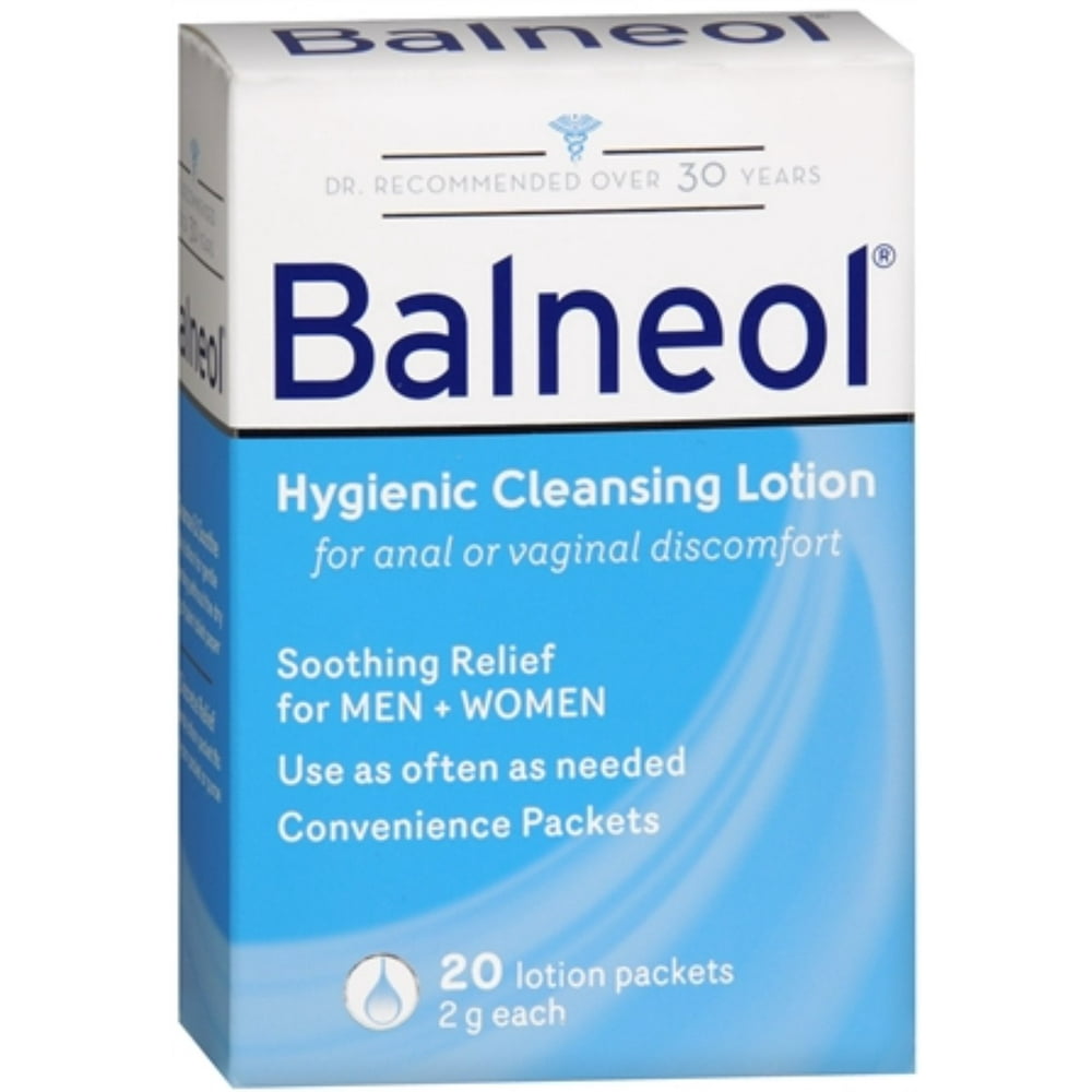 3 Pack - Balneol Hygienic Cleansing Lotion Packets 20 Each - Walmart ...