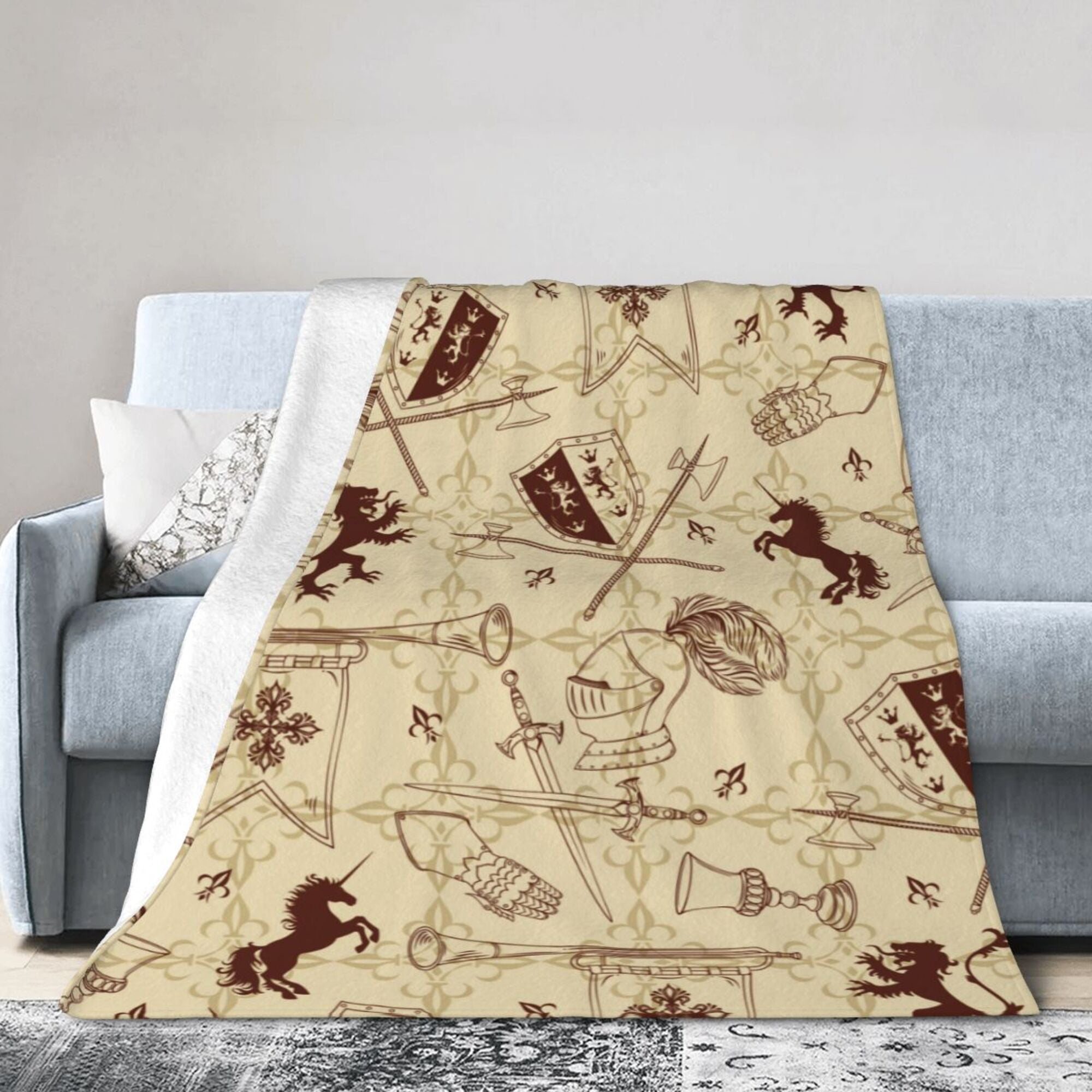 DouZhe Ultra-Soft Micro Fleece Lightweight Flannel Bed Blanket ...