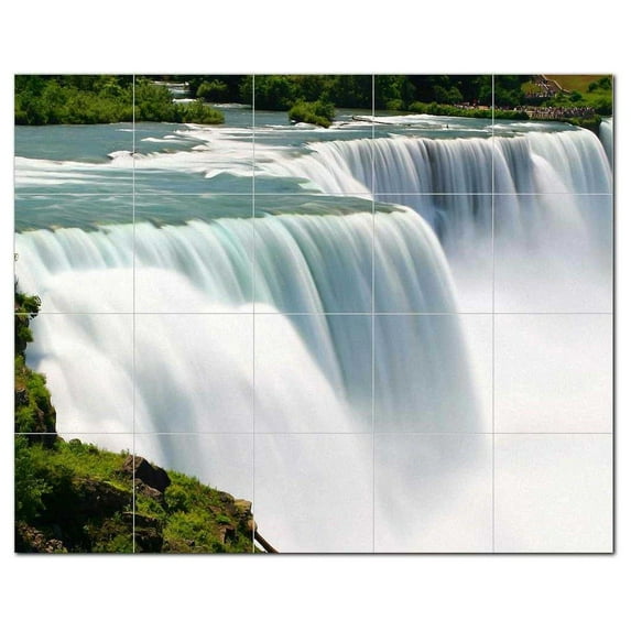 Waterfalls Ceramic Tile Mural Kitchen Backsplash Bathroom Shower ...