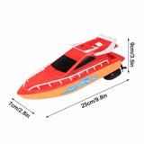Kayannuo Toys Details Red Cool Water Remote Control Speedboat Children ...