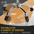 Heavy Duty Rolling Stool with Wheels Hydraulic Swivel Adjustable ...