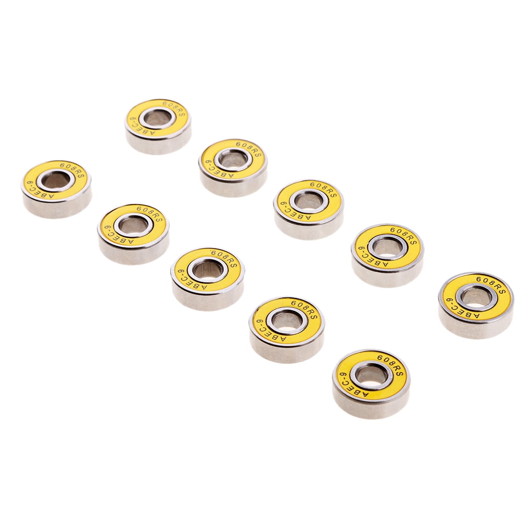 Rodamientos de Rueda de Patín de Ruedas ABEC-9 608RS de Rodamientos de ...
