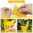 Innens 12-48PCS Yellow Sticky Fly Trap for Plant Fly Gnat Killer Insect ...