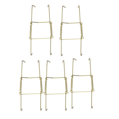 Uxcell 6" U Type Plate Hanger Stainless Steel Iron Zinc Plated 5 Pack ...