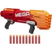 Nerf Mega Motostryke Rapid Motorized 10-Dart Blaster with Official Nerf ...