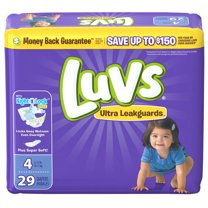 Luvs Leakguards Super Absorbent Newborn Diapers Size 2 40 count with ...