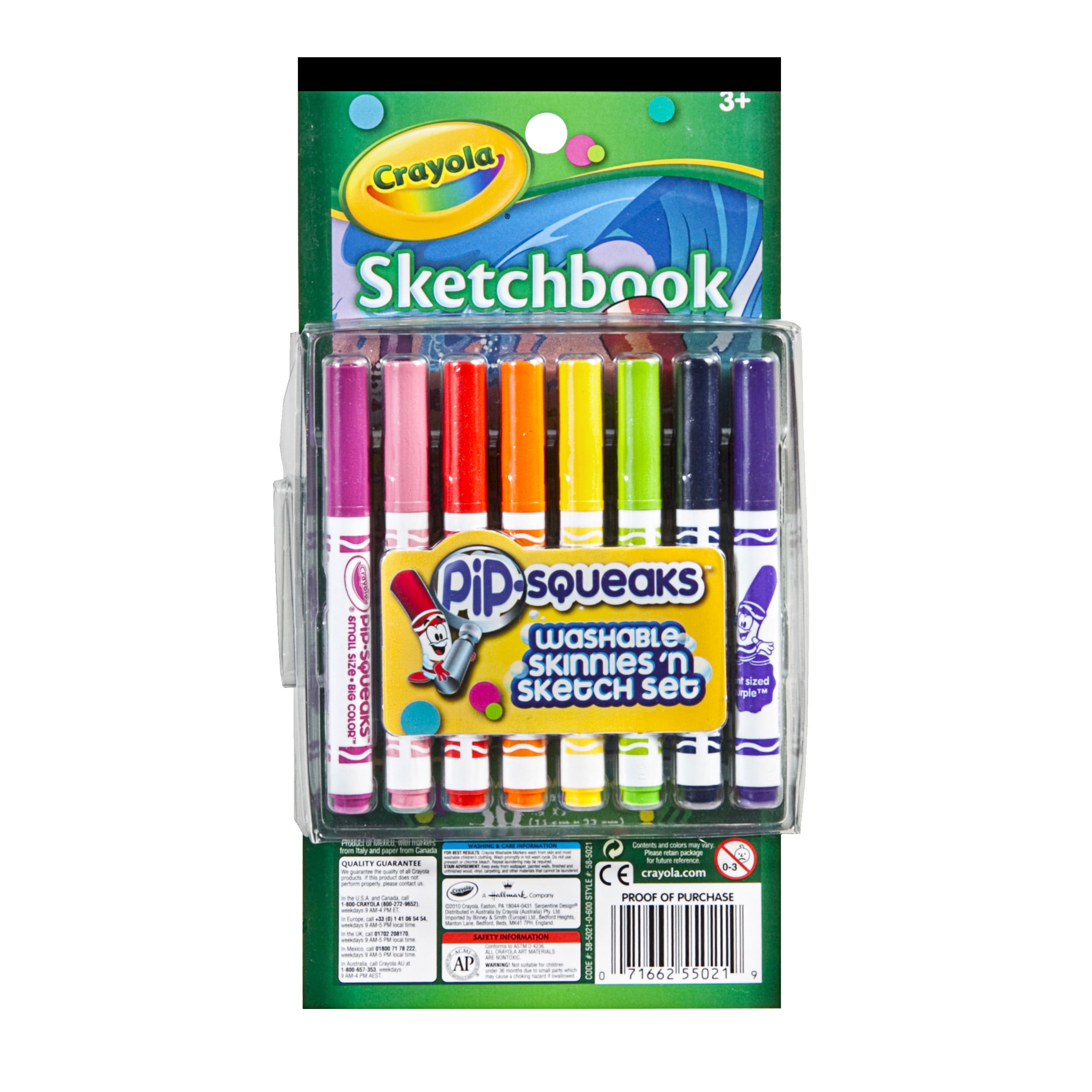 Crayola Pip-Squeaks Skinnies 'N Color Set - Walmart.com
