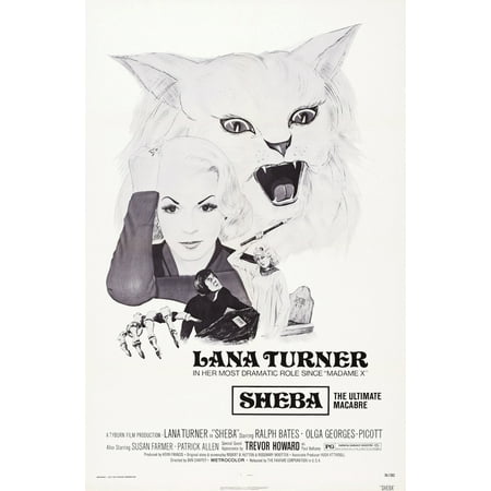 Persecution (Aka Sheba) Us Poster Art Lana Turner 1975 Movie Poster ...