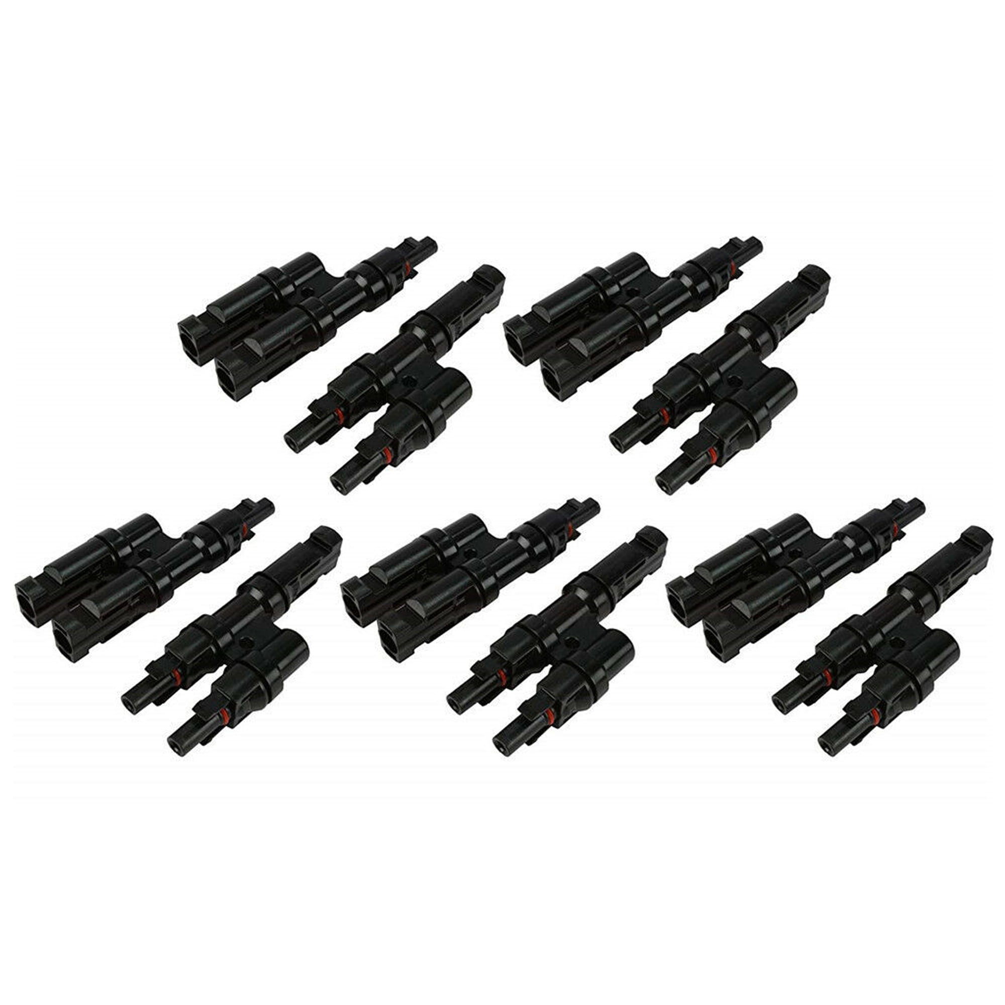 YouLoveIt 1/2/5/10 Pairs Solar Panel Connectors Branch Connector Solar ...