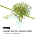 Uxcell 5Pcs 6" Large Organza Pull Bow Metallic Chiffon Gift Wrapping ...