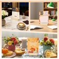 15Pcs 3.9x1.4 Inches Wood Table Number Stands, Wood Place Card Holders ...