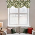 Bohemia Ethnic Style Tie Up Valance Curtains Vintage Green Southwest ...