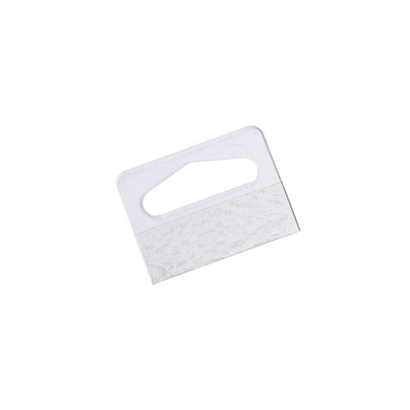 Clear Plastic Adhesive Tabs
