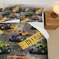 Full Size Monster Truck Comforter Sets for Boys，Monster Truck Full Size ...