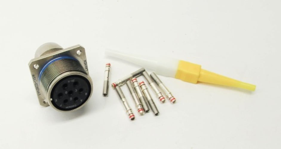 Lor of 10 New ITT Cannon M83723-19R2015W 7-Pin Circular Connector Plug ... Lor of 10 New ITT Cannon M83723-19R2015W 7-Pin Circular Connector Plug ...