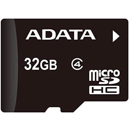 ADATA 32GB Micro SDHC Card Class 4 + SD Adapter – AUSDH32GCL4-RA1 ...