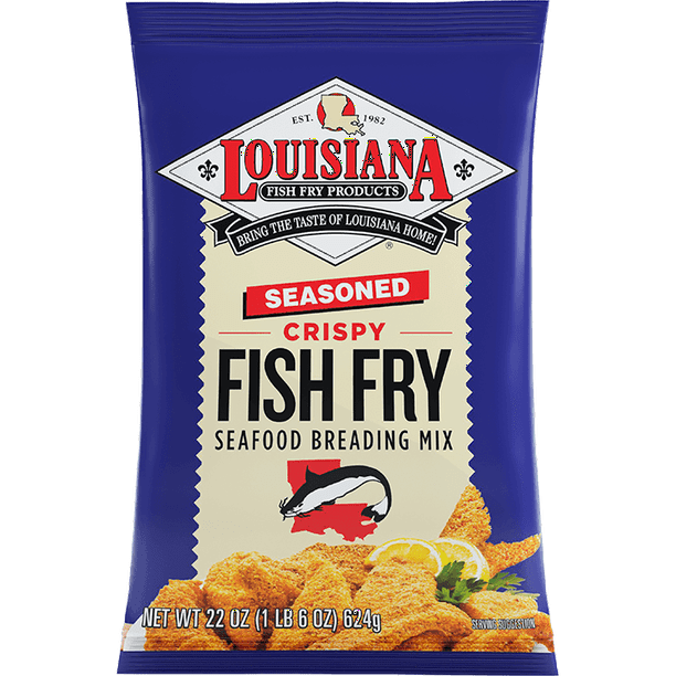 Louisiana Fish Fry Products Seasoned Fish Fry, 22 oz - Walmart.com