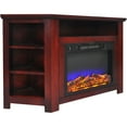 Cambridge Stratford 56" Electric Corner Fireplace Heater with LED Multi ...