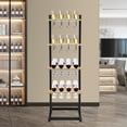 4 Tiers Champagne Wall Stand 32 Wine Glasses Holder for Wedding ...
