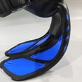 Travel Size Short Snorkeling Divings Fins Adjustable Open Heel Swim ...