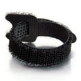 C2G 6in Hook-and-Loop Cable Management Wraps Multipack (12 pack) - Black (TAA Compliant ...