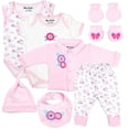 Baby Bright Newborn Infant Layette Clothes Gift Set - 8 Pieces ...