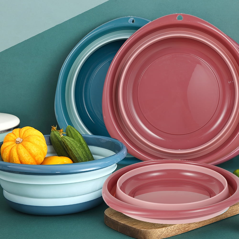 Fyeme Collapsible Washing up Bowl,Collapsible Dish Drying Storage Tub ...