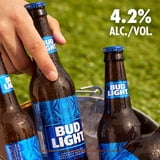 Bud Light Beer, 24 Pack Beer, 12 fl oz Glass Bottles, 4.2% ABV ...