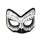 Day Of The Dead 1/2 Skull Mask Halloween Costume Accessory - Walmart.com