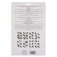 3" Handwritten Alphabet Stencils by Craft Smart® - 45 designs - Walmart.com