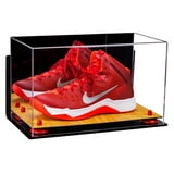Deluxe Acrylic Large Shoe Display Case for Basketball Shoe Soccer Cleat ...