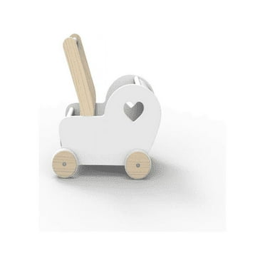 Badger Basket Folding Triple Doll Stroller - Pink/Polka Dots - Walmart.com