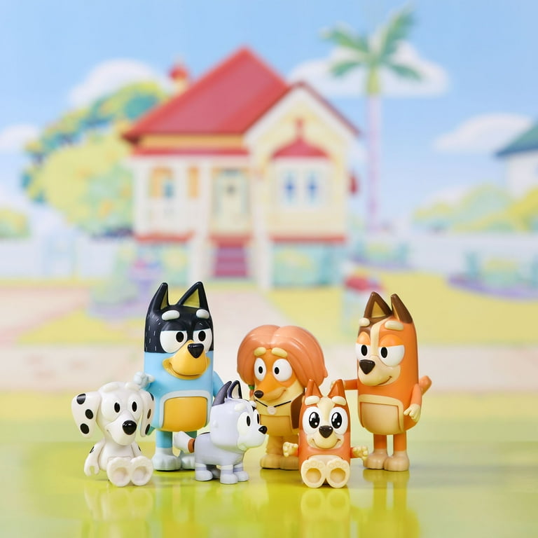BLUEY FAMILY AND FRIENDS 8 Figure Pack CHILLI BANDIT COCO SNICKERS NEW ...