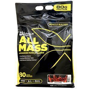 Allmax Nutrition AllMass - Advanced Muscle Gainer Chocolate 12 lbs ...
