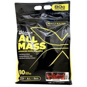 Allmax Nutrition AllMass - Advanced Muscle Gainer Chocolate 12 lbs ...