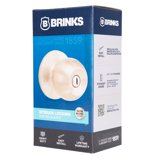 Brinks Interior Locking Privacy Classic Ball Style Doorknob, Satin ...