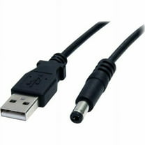 Startech 2m USB to Type M Barrel Cable - USB to 5.5mm 5V DC Cable - 5 V ...