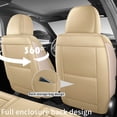 Car Seat Cover for LAND ROVER RANGE ROVER VELAR 2025, Beige Car Seat ...