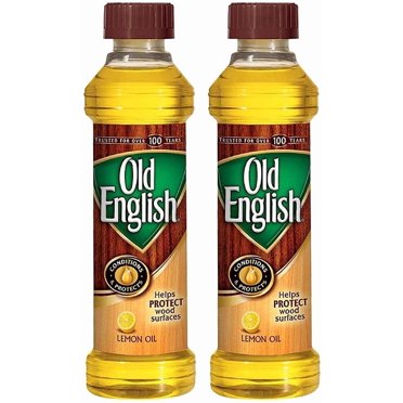 Old English Lemon Oil Wood Cleaning Liquid, Natural Conditioner for ...