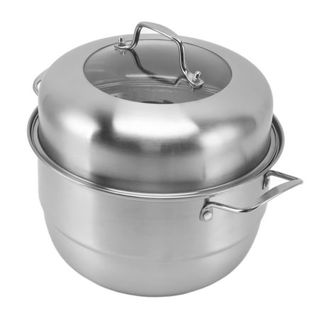 Stainless Steel Steam Pot, Lid Steam Pot Steam Pot, Induction Safe ...