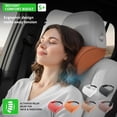 Agiufgs Car Headrest Pillow Memory Foam, Neck Support for Driving at a ...