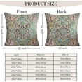Boho Throw Pillow Covers 22x22 inch Set of 2,Boho Vintage Carpet ...