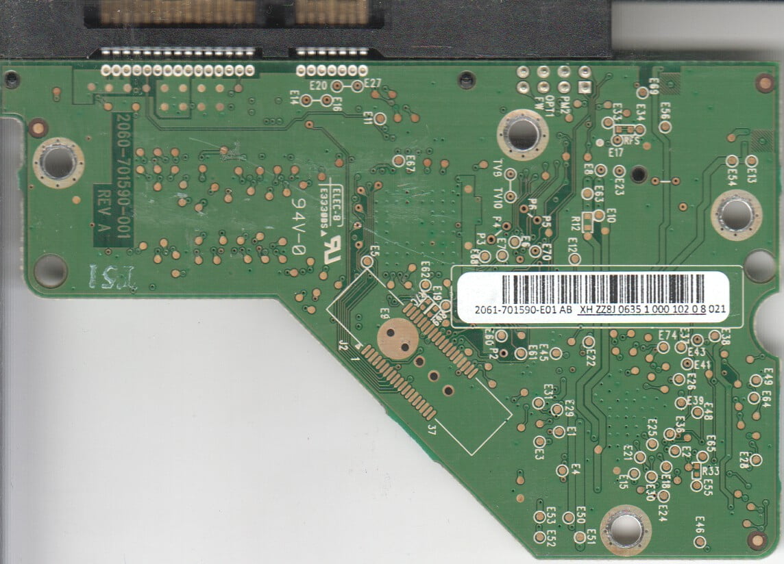 WD1600AAJS-75M0A0, 2061-701590-E01 AB, WD SATA 3.5 PCB - Walmart.com