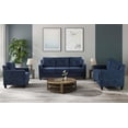 ACME Horatio Transitional Wood and Chenille Fabric Upholstered Sofa in ...