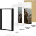 Aluminum Gallery Wall Frame Set of 7, Including 1Pc 11x14, 2Pcs 8x10 ...