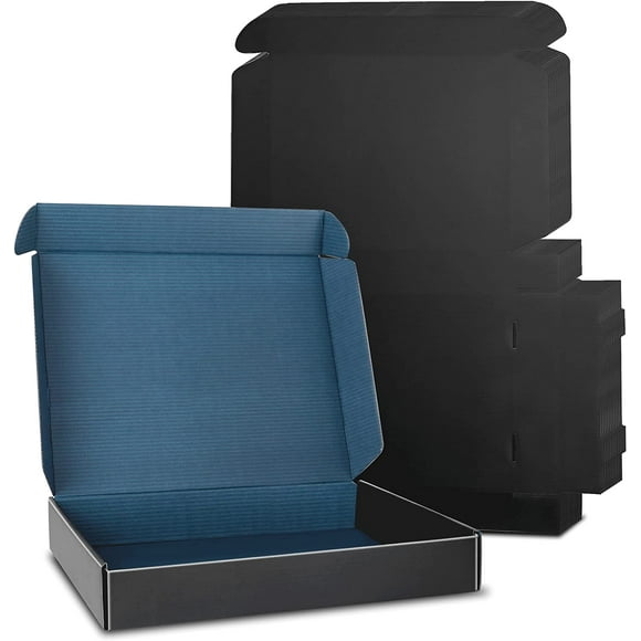 Black Shipping Boxes