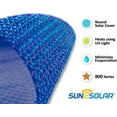 Blue 24-Foot Round Solar Cover | 800 Series Style | Heat Retaining ...